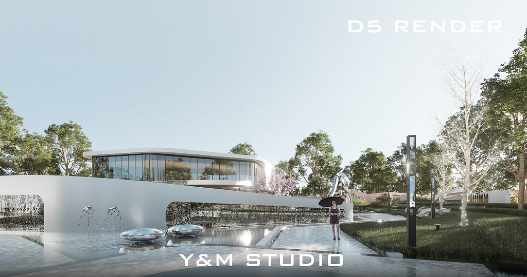 售楼部小场景 住宅 Su to D5 - 作品画廊 - D5渲染器官方论坛